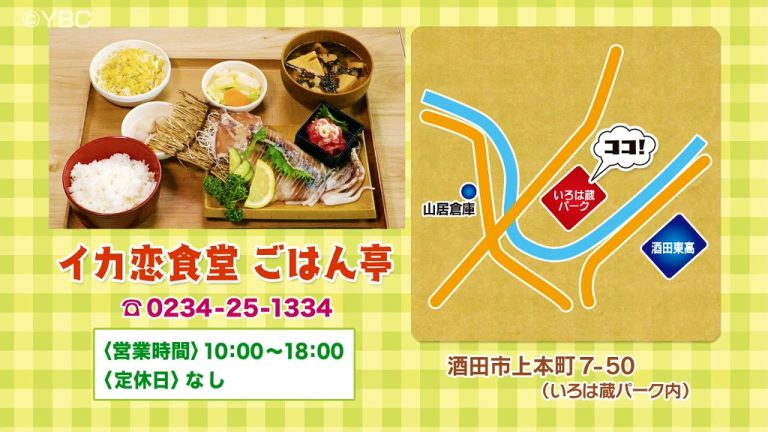 イカ恋食堂 ごはん亭 2025年4月11日（金）放送 - YBC 山形放送